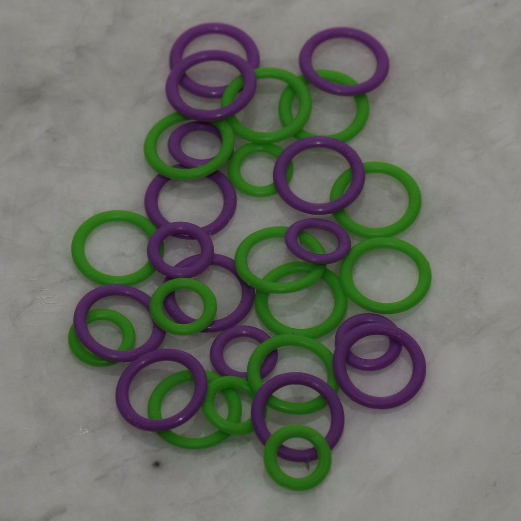 Clover Soft Stitch Ring Markers – Black Sheep Yarns
